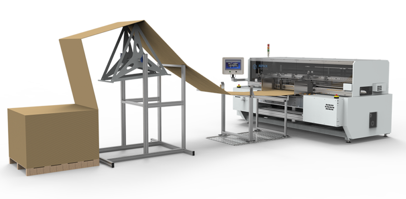 Fanfold Cardboard Box Making Machine | Cardboard Box Maker | Aopack