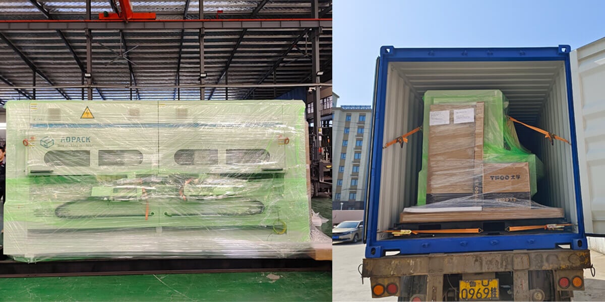 Korean First Aopack heavy duty box making machine