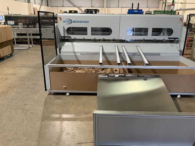 The UK Customer Re-purchase Corrugated box making machine